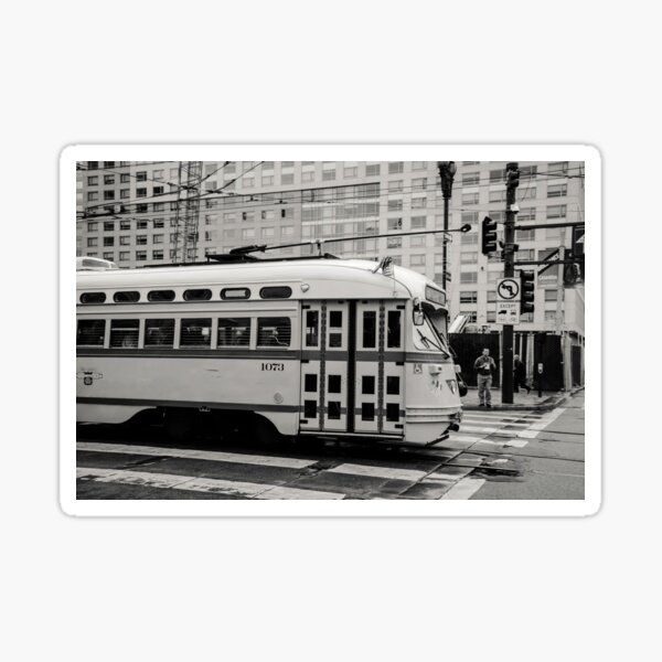 "Innercity oldtimer tram" Sticker for Sale by H-W-Design | Redbubble