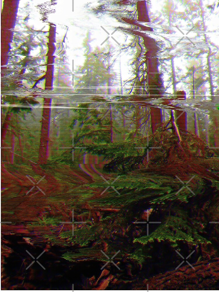 "VHS Forest" by Nothen | Redbubble