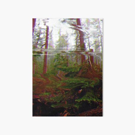 "VHS Forest" Art Board Print by Nothen | Redbubble