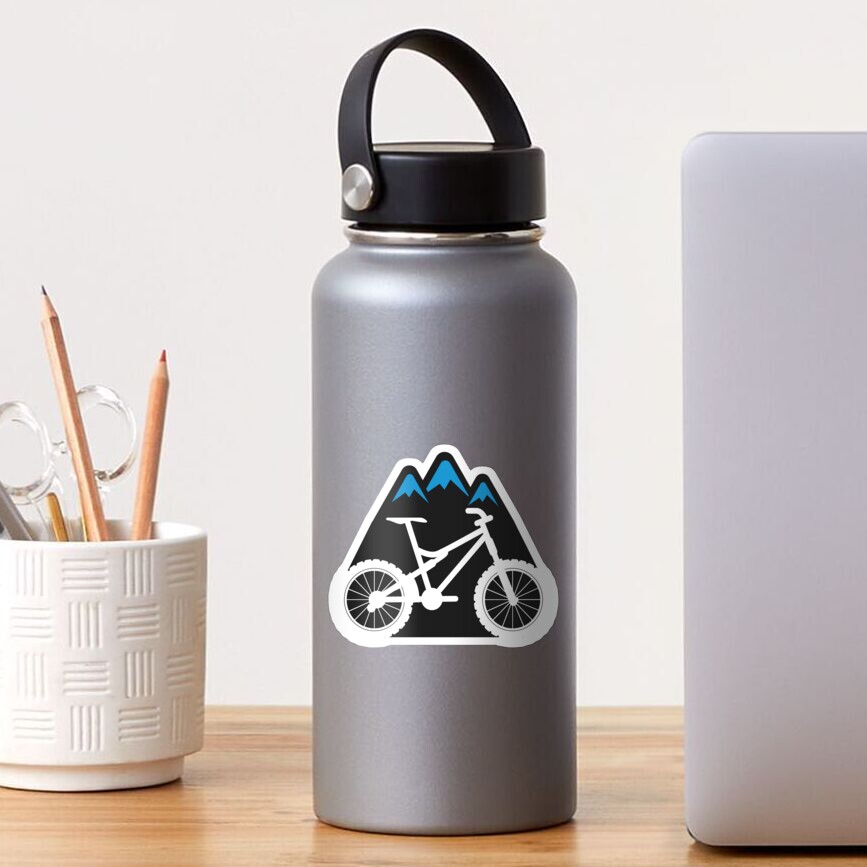 "Mountain Biking MTB Sticker" Sticker for Sale by kkiriluk | Redbubble