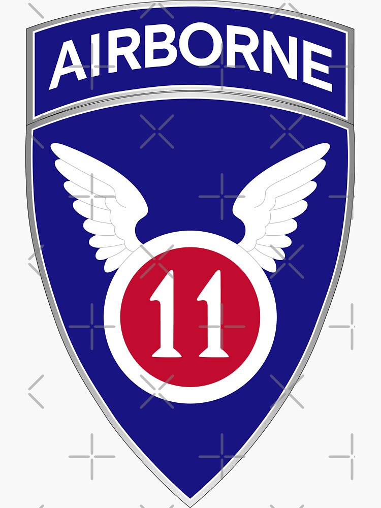"11th Airborne Division - DUI wo Txt X 300" Sticker for Sale by ...