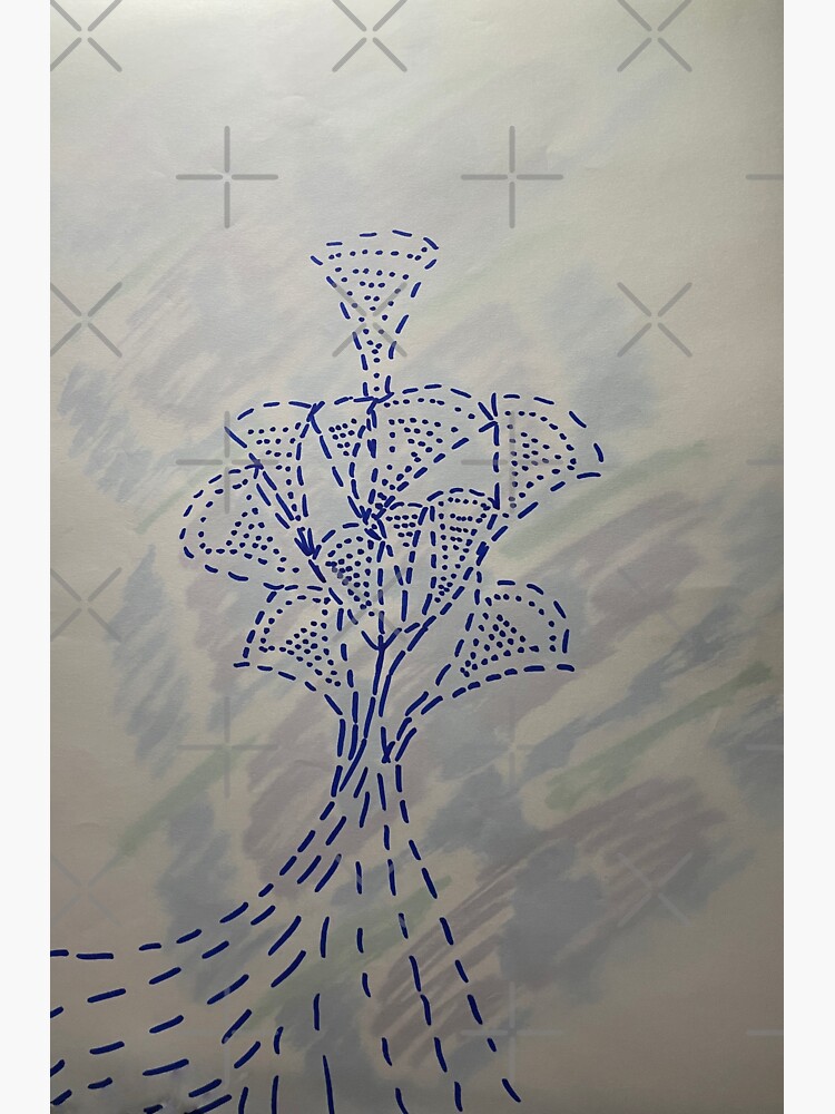 "Drawings of Dots and Dashes" Sticker for Sale by KazM | Redbubble