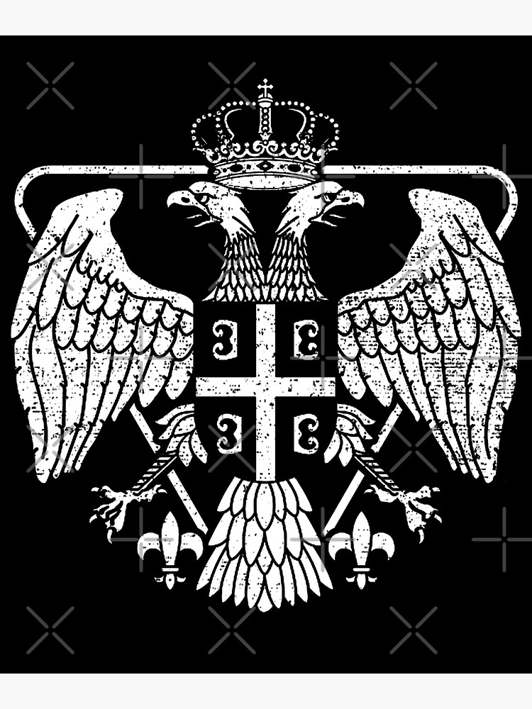 "Serbian eagle coat of arms" Poster by Mila1946 | Redbubble