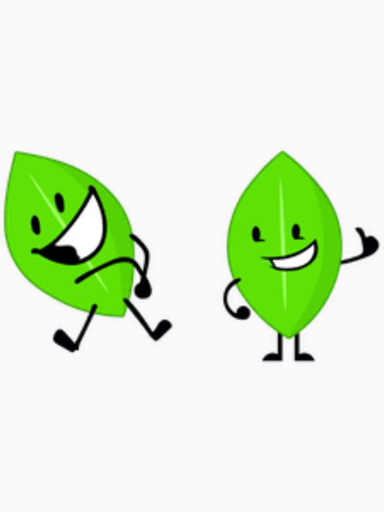 "Battle For Dream Island Leafy Sticker Design funny Battle For Dream ...