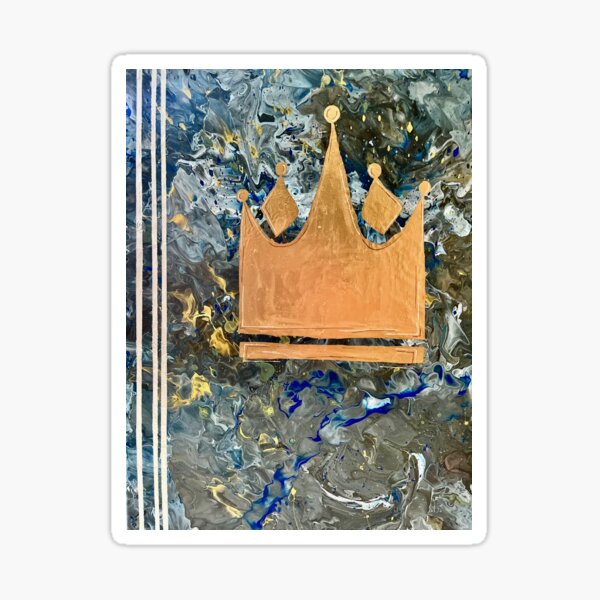 "Graffiti Crown --KING" Sticker for Sale by Ariiramona | Redbubble
