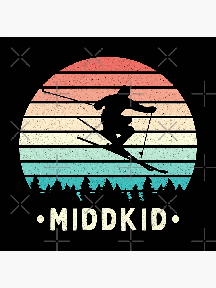 "MiddKid" Sticker for Sale by FunnyClever | Redbubble