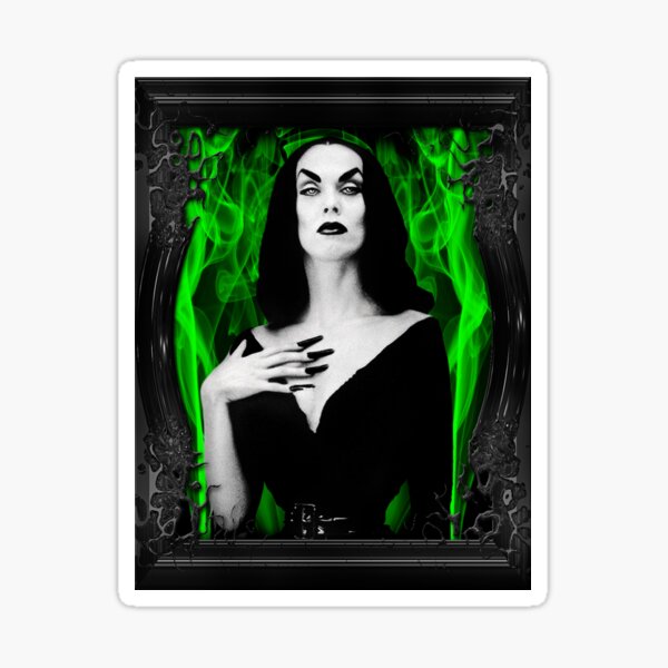 "VAMPIRA 3" Sticker for Sale by hornedquad | Redbubble