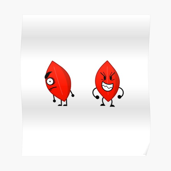 "Battle For Dream Island Evil Leafy Sticker Design funny Battle For ...