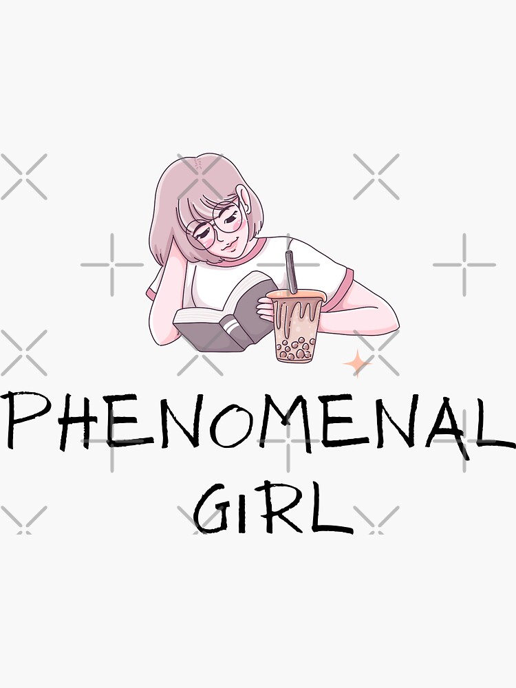 "Phenomenal Girl" Sticker for Sale by FashionRover | Redbubble