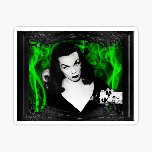 "VAMPIRA 4" Sticker for Sale by hornedquad | Redbubble