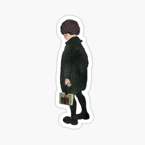 "Cute boy with notebook illustrations " Sticker for Sale by SamiBartsy ...