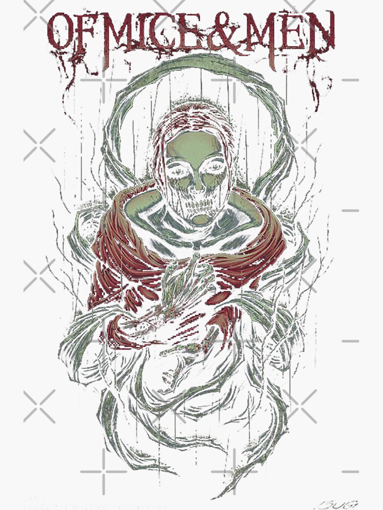 "Of mice rock" Sticker for Sale by Amanadine | Redbubble