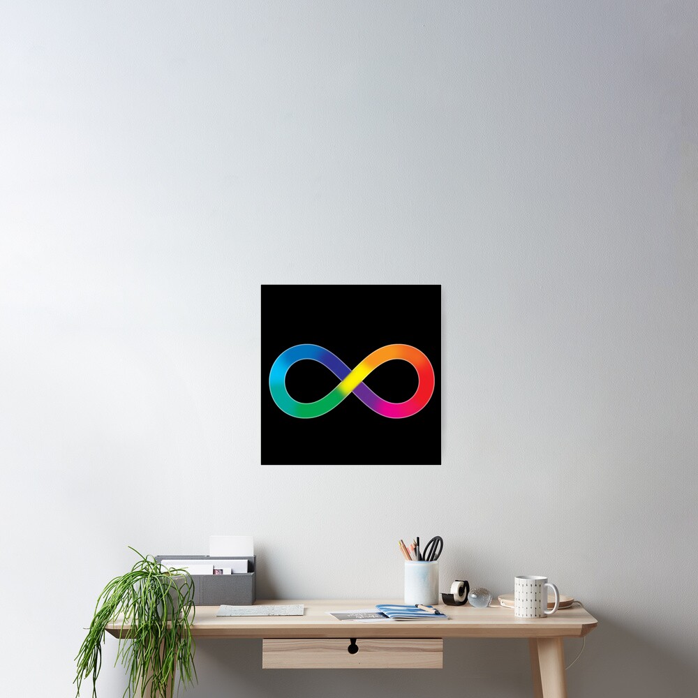 "Neurodiversity Infinity Symbol" Poster for Sale by galaxydaydreams ...