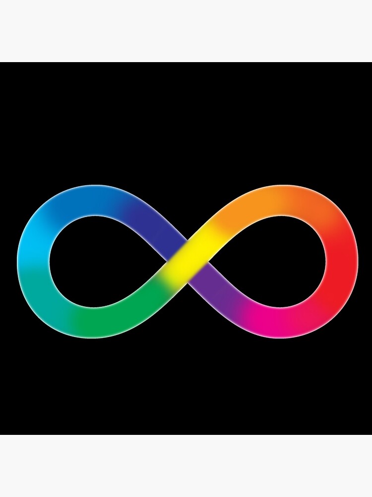 "Neurodiversity Infinity Symbol" Poster for Sale by galaxydaydreams ...