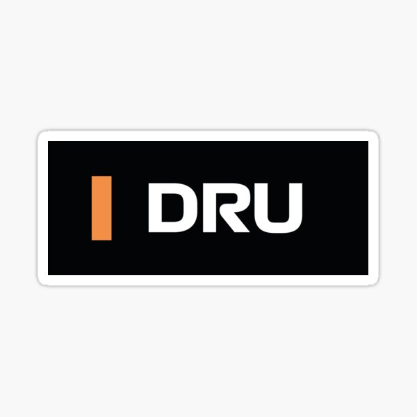 "DRU. Driver Name (Original)" Sticker for Sale by FilipeFerreira ...