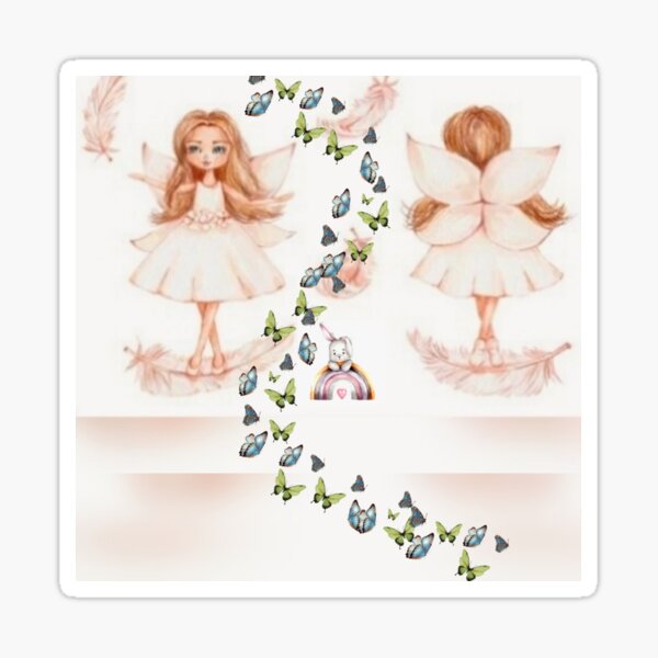 "Sweet angel girls " Sticker for Sale by Spotlight3 | Redbubble