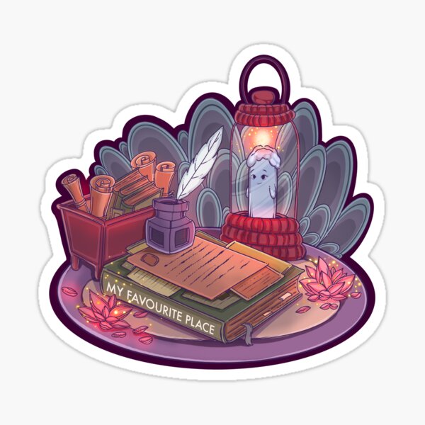 "My favourite place " Sticker for Sale by suprem-arishu | Redbubble