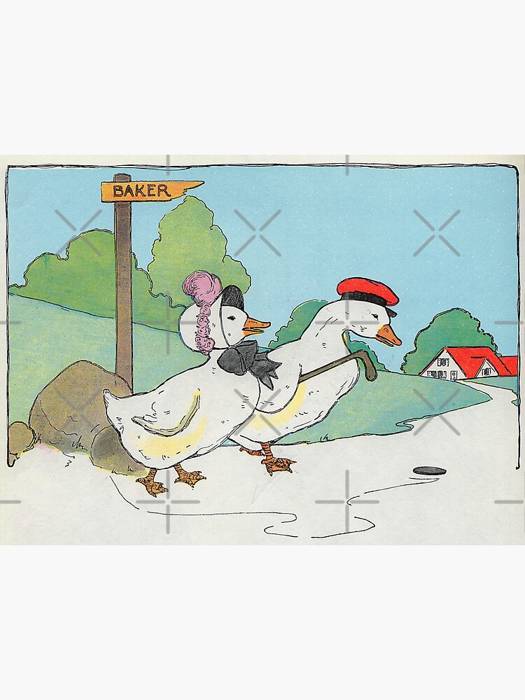 "Goose playing polo funny illustration" Sticker for Sale by SamiBartsy ...