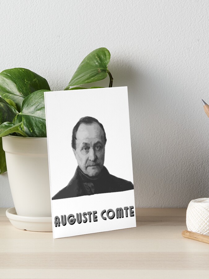 "Philosophy with Auguste Comte" Art Board Print for Sale by ...