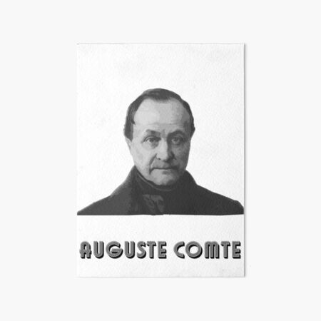 "Philosophy with Auguste Comte" Art Board Print for Sale by ...