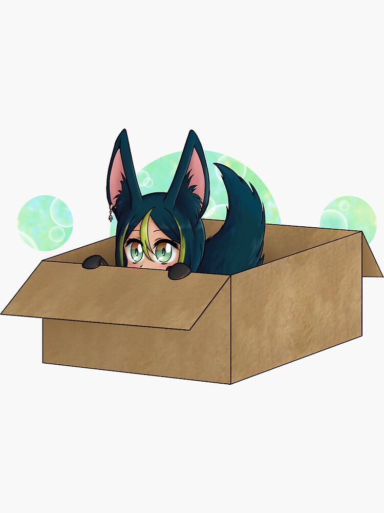 "Chibi Tighnari in a Box - Genshin Impact" Sticker for Sale by ...