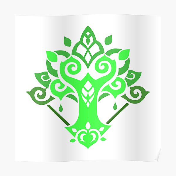 "Genshin Impact Sumeru-Emblem" Poster von GachaSlave | Redbubble