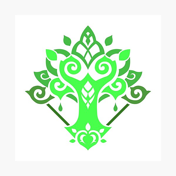 "Genshin Impact Sumeru Emblem" Photographic Print for Sale by ...