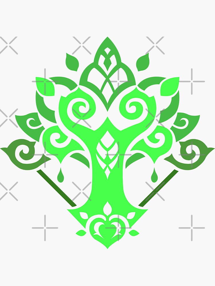 "Genshin Impact Sumeru-Emblem" Sticker von GachaSlave | Redbubble