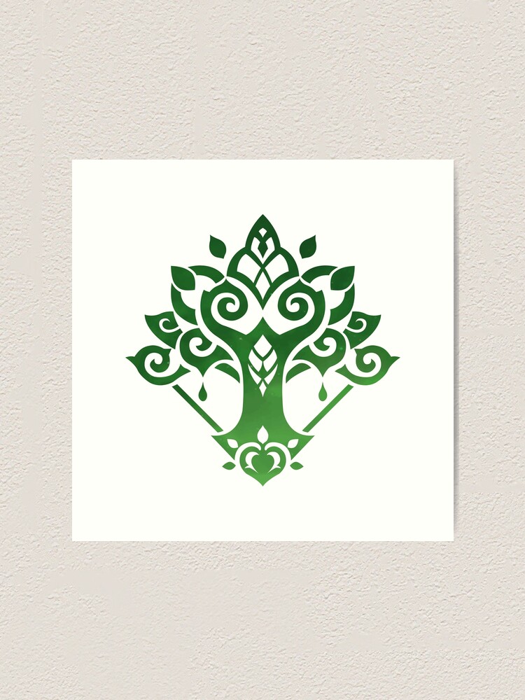 "Genshin Impact Sumeru Emblem - Constellation Version" Art Print for ...