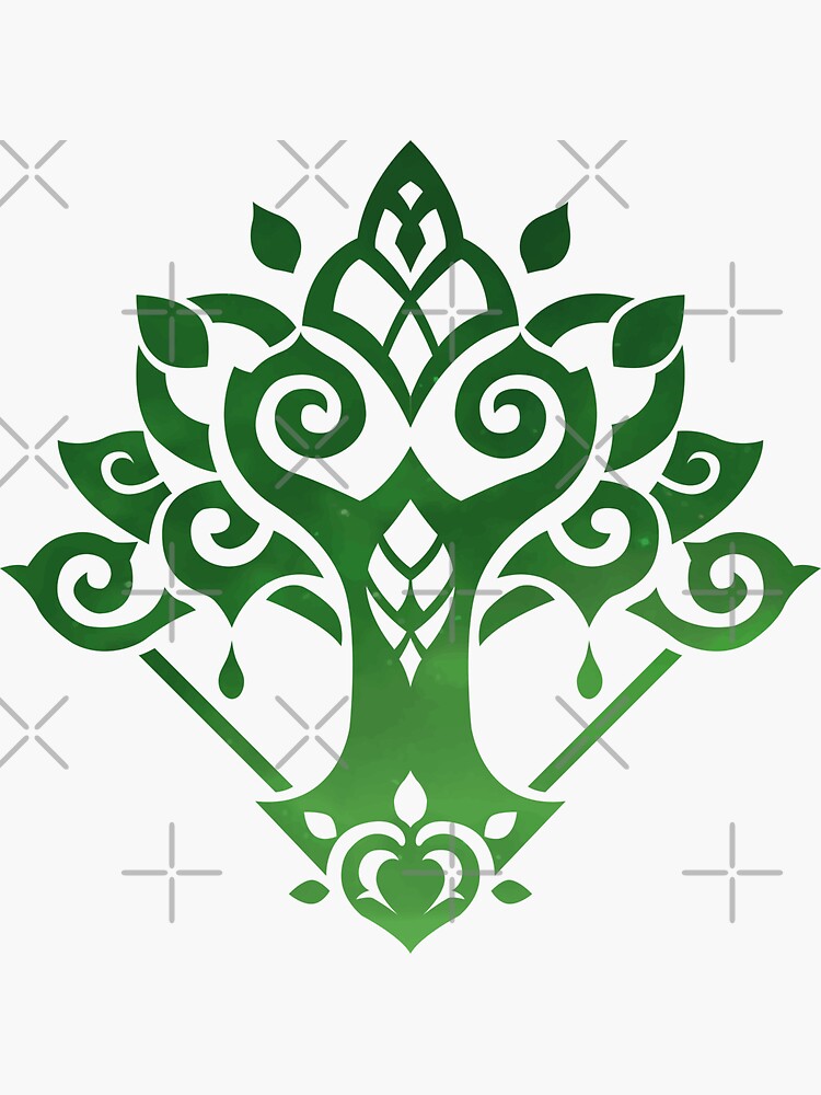 Sticker « Emblème Genshin Impact Sumeru - Version Constellation », par ...