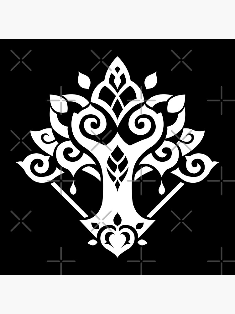 Poster « Emblème Genshin Impact Sumeru - Version blanche », par ...