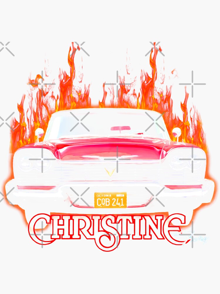 "1958 Plymouth Fury Christine" Sticker for Sale by waleycob | Redbubble