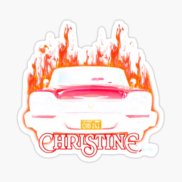 "1958 Plymouth Fury Christine" Sticker for Sale by waleycob | Redbubble