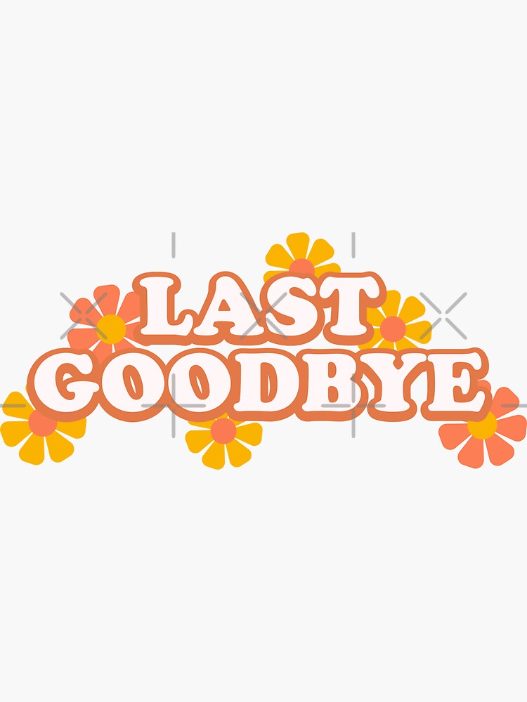 "Last Goodbye - Jeff Buckley" Sticker for Sale by DesignByKaybi | Redbubble