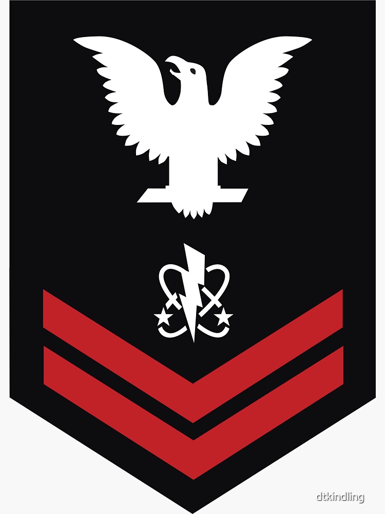 "EW2 Electronic Warfare Technician Second Class" Sticker for Sale by ...