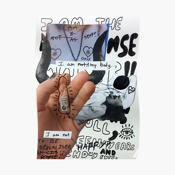 "Nonsense Maker Trans Collage " Poster for Sale by charliecr | Redbubble