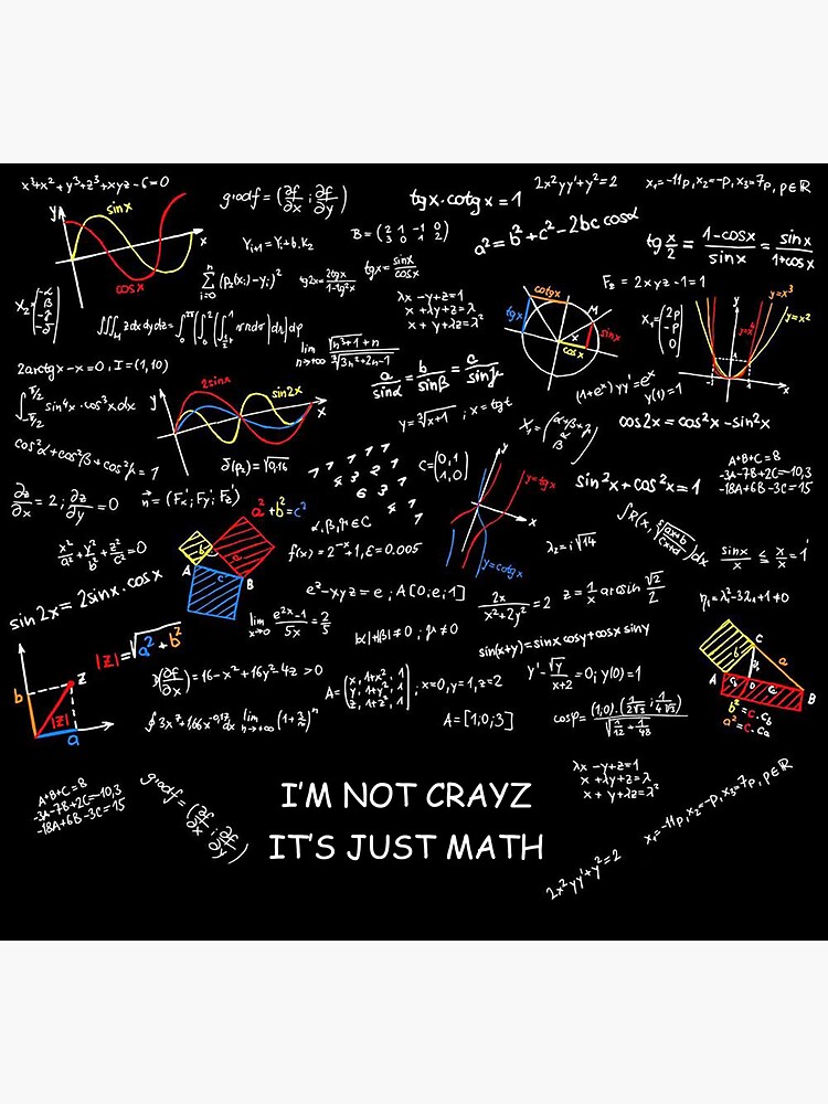 "Mathematics is not complicated. math is just math" Sticker for Sale by ...