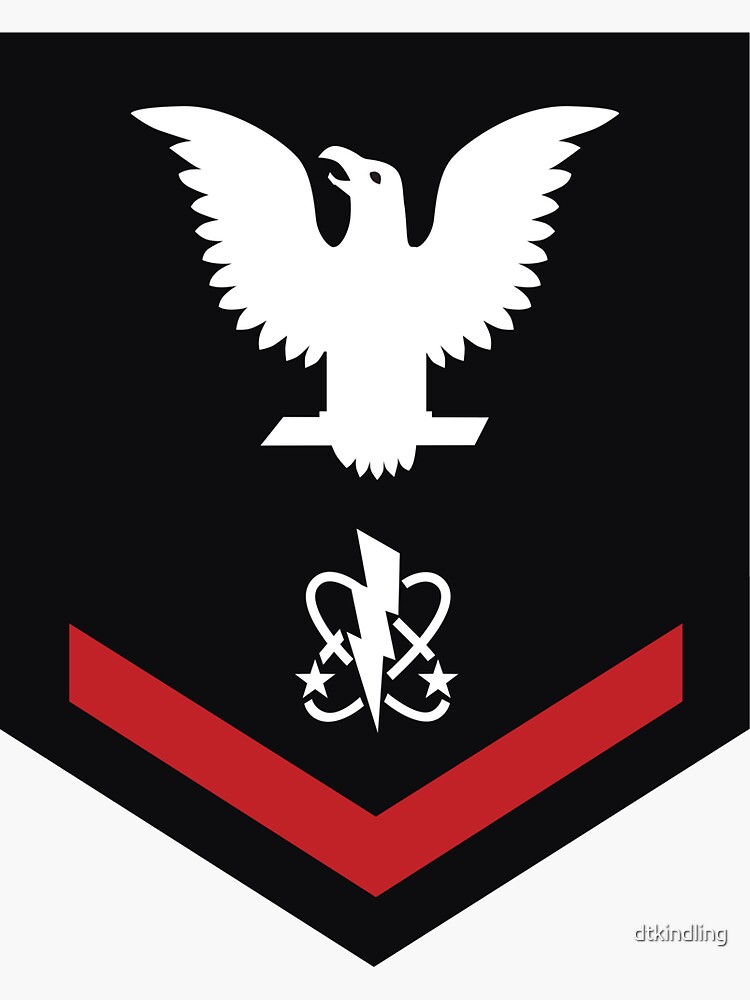 "EW3 Electronic Warfare Technician Third Class" Sticker for Sale by dtkindling | Redbubble