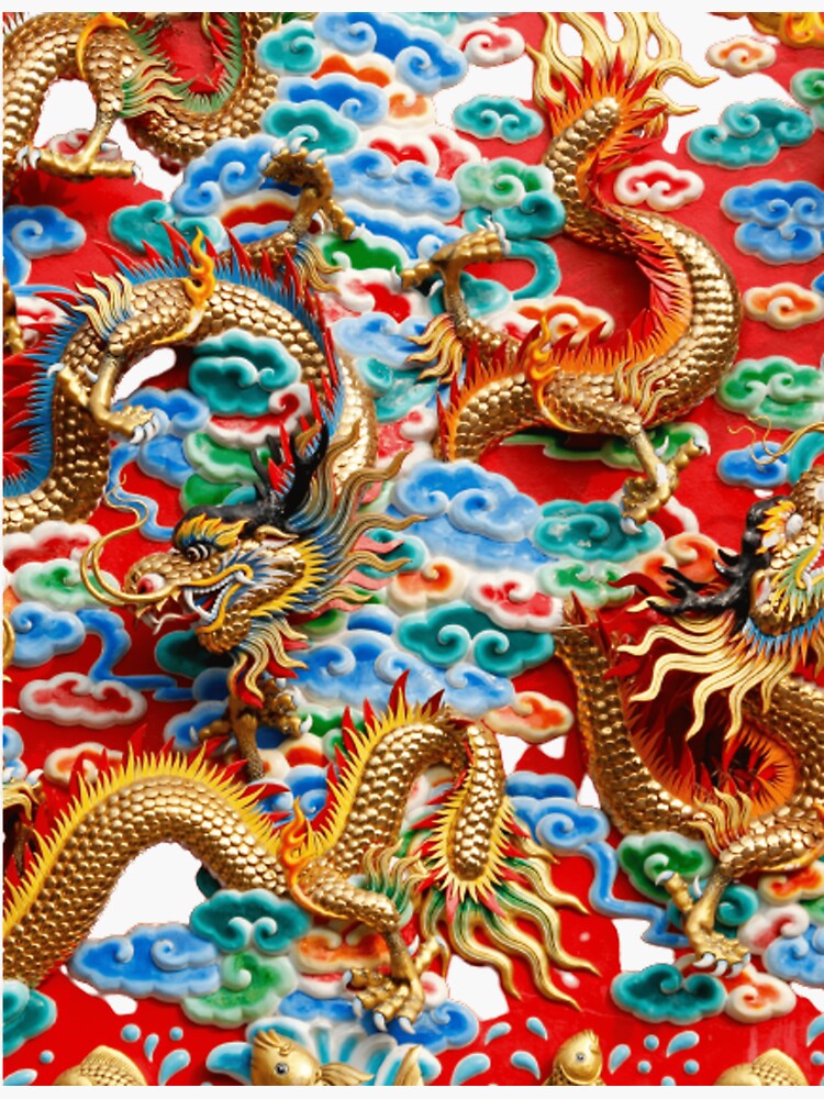 "pretty dragon" Sticker for Sale by Marysho | Redbubble