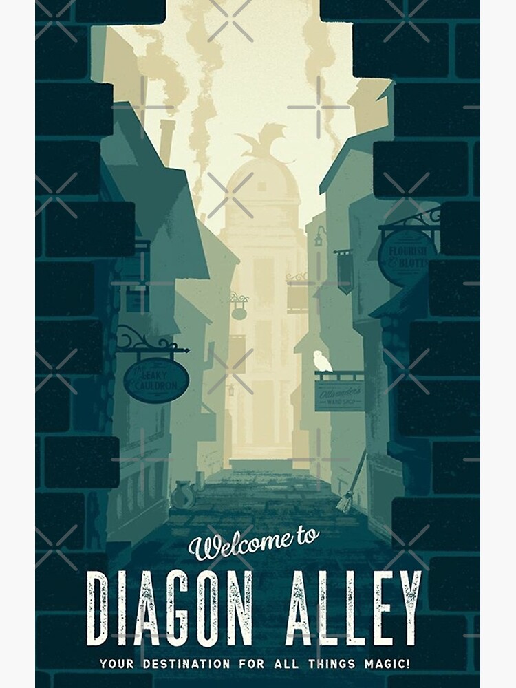 "Diagon alley" Poster for Sale by EspressoLove | Redbubble
