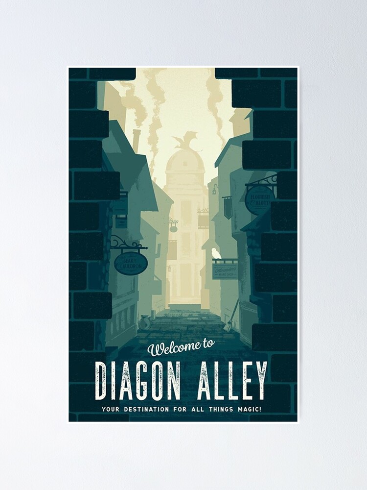 "Diagon alley" Poster for Sale by EspressoLove | Redbubble