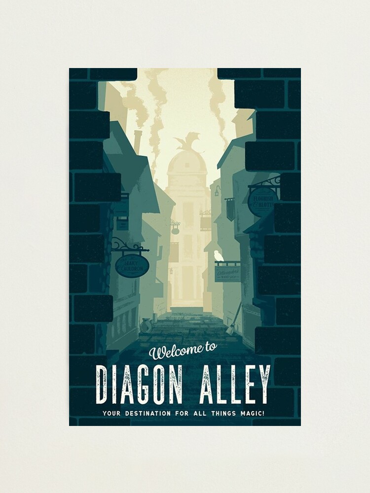 "Diagon alley" Photographic Print for Sale by EspressoLove | Redbubble