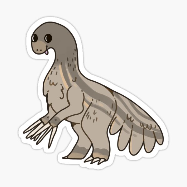 "Theri Therizinosaurus" Sticker for Sale by dinosaurfibi | Redbubble