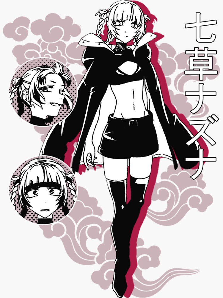 " nazuna nanakusa call of the night" Sticker for Sale by Anime-Chibi ...