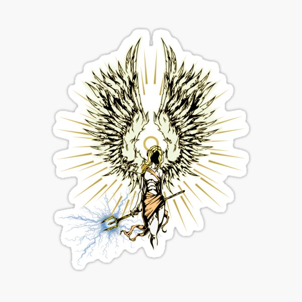 "Angle, Heaven, (B)" Sticker for Sale by Vaccine1900 | Redbubble