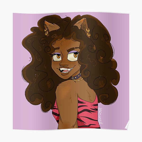 "baddie clawdeen" Poster for Sale by yetimilk | Redbubble