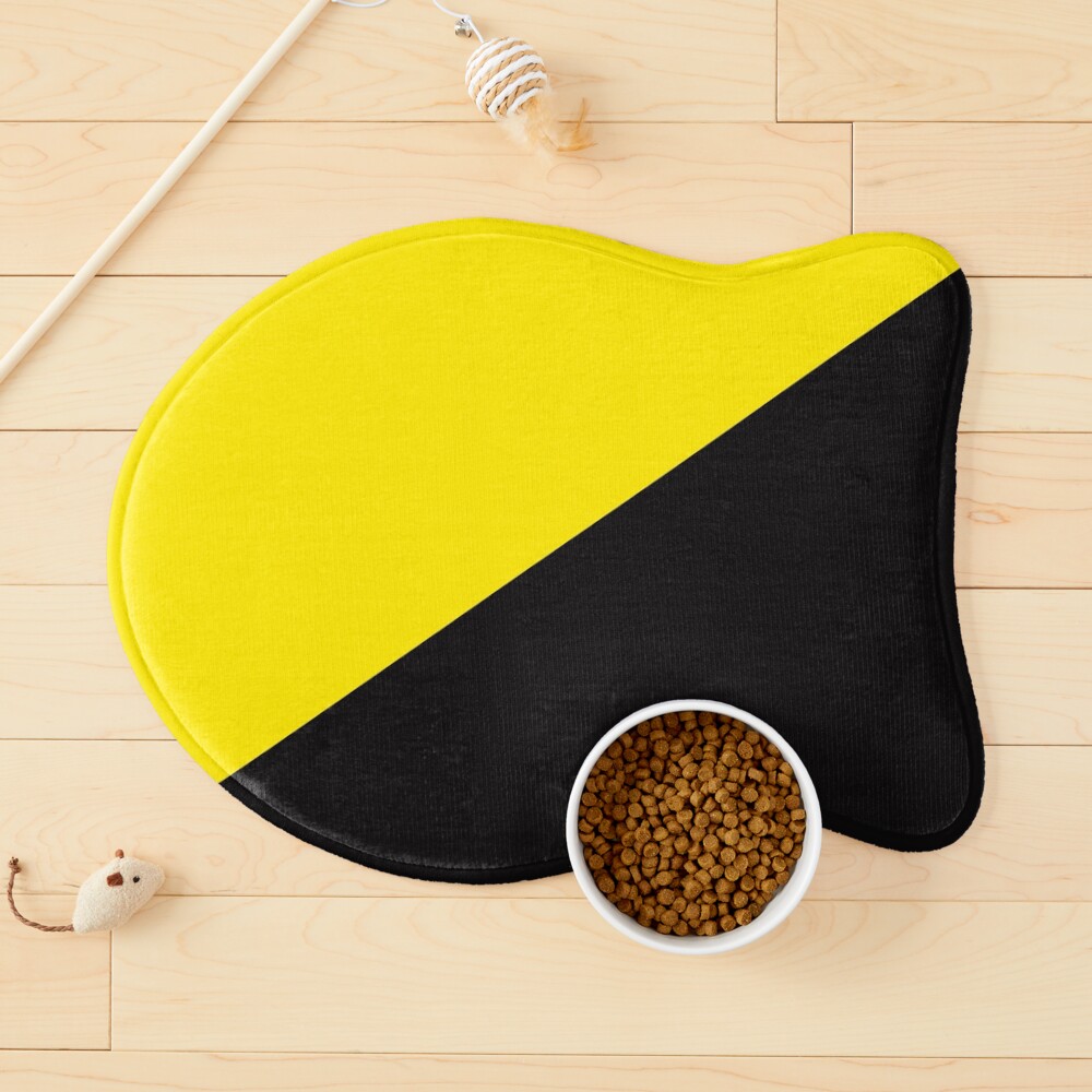 "Ancap flag black and yellow Anarchocapitalism flag (Real printed ...