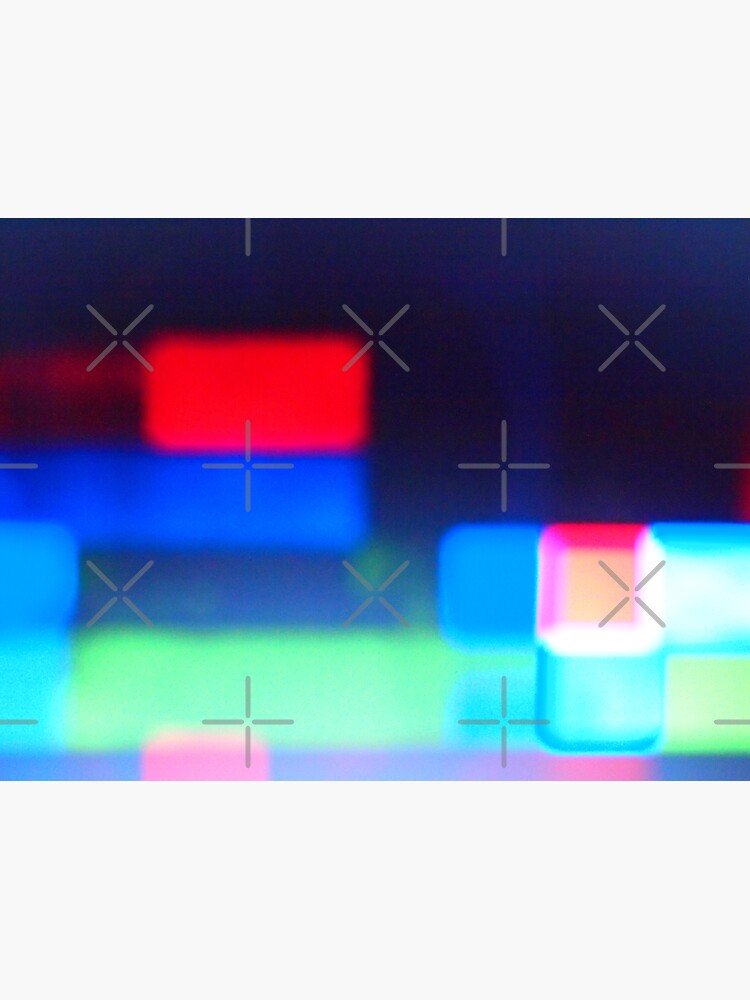 "Strange Digital Color Mesh" Sticker for Sale by RandomaLuxImage ...