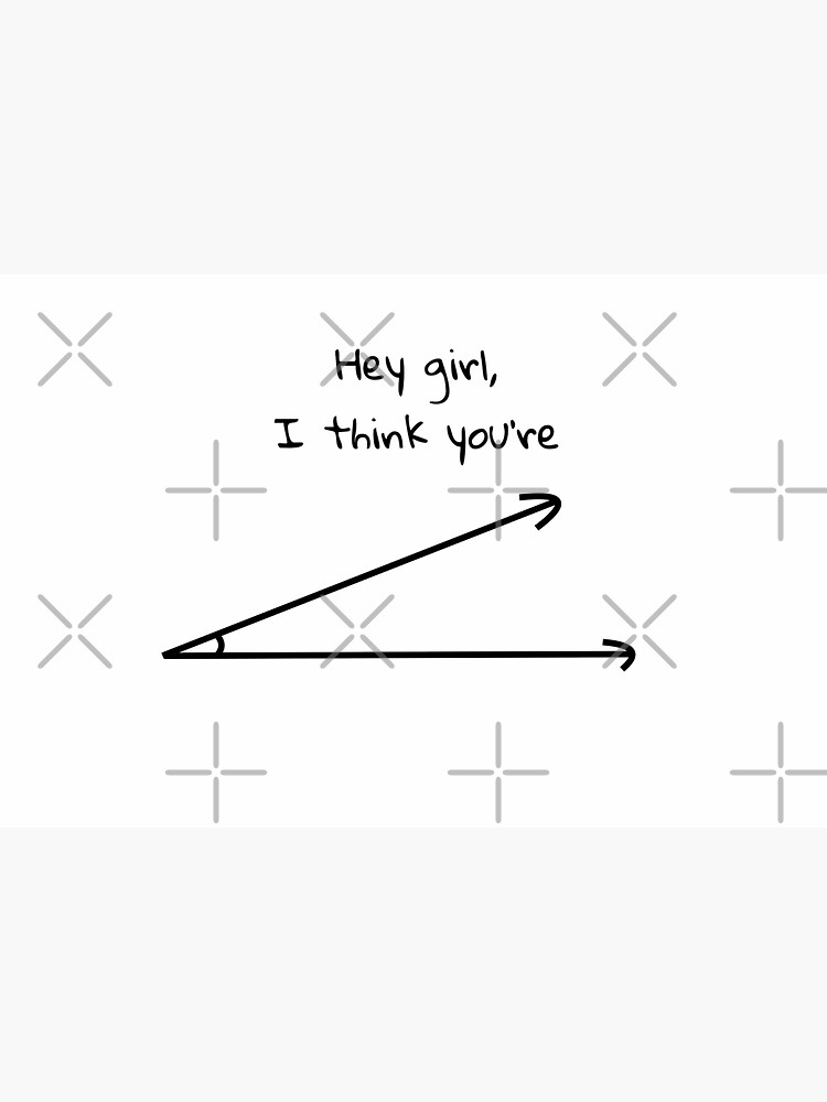 "Acute Angle Math Joke STEM" Sticker for Sale by sara-and-connor ...