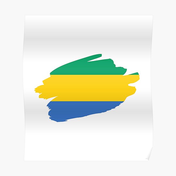 "Flag of Gabon - Gabonese flag" Poster for Sale by Iloveflags | Redbubble